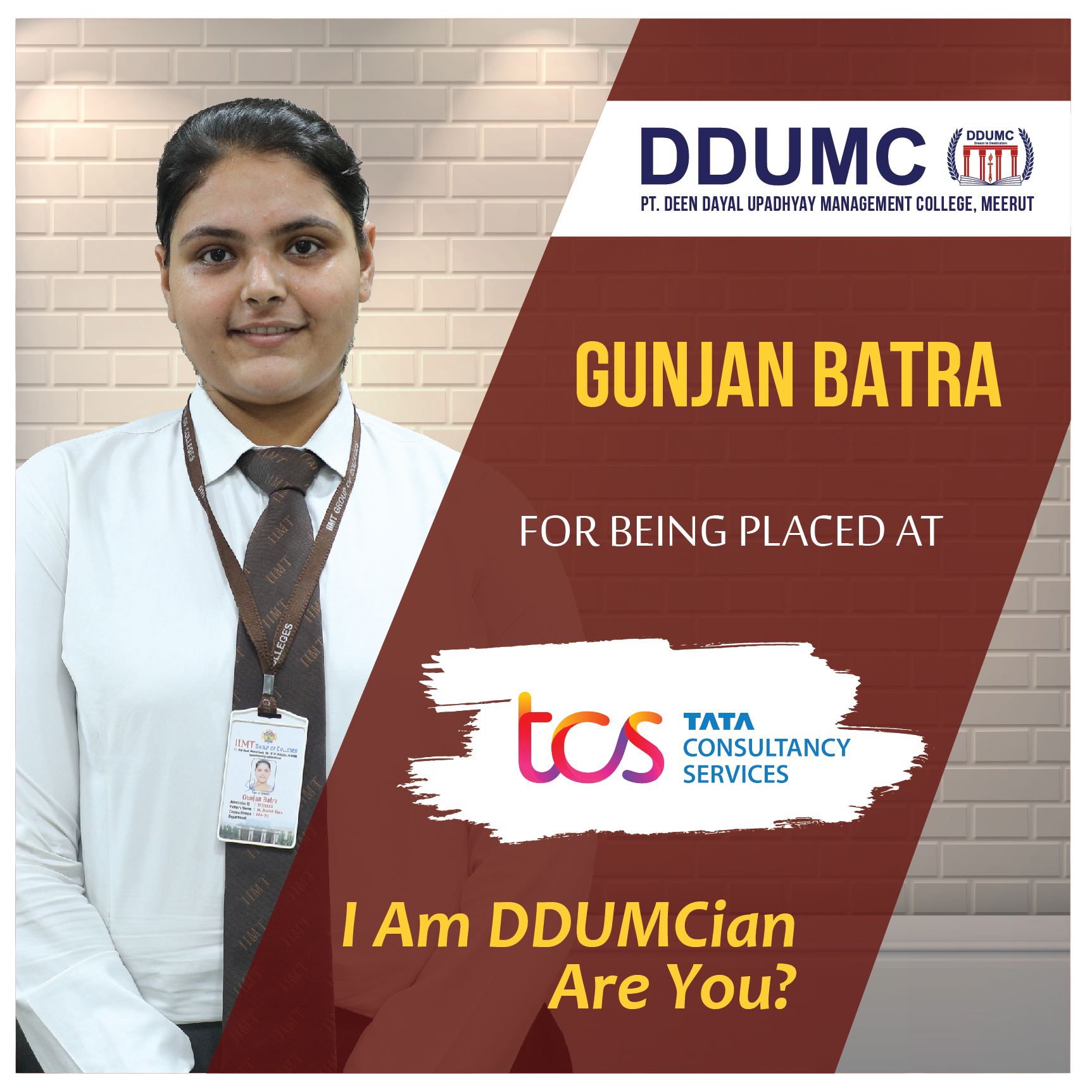 Our Milestone Placements - Pt.Deen Dayal Upadhyay Management College,meerut